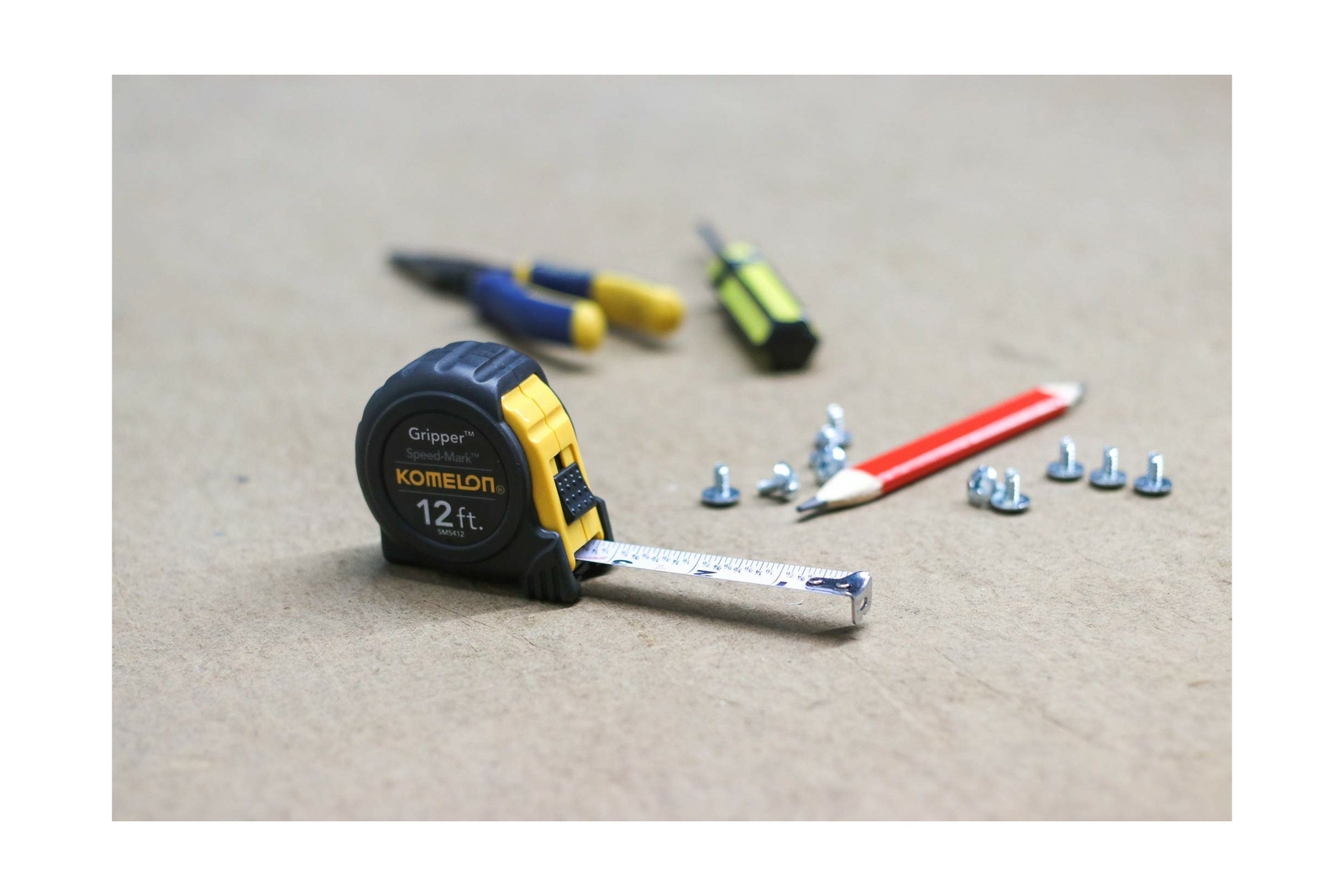 Komelon USA SM5412 12 /8" White Speedmark Tape Measure for sale online ...