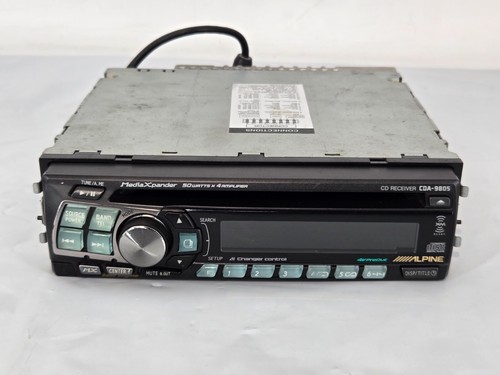 OLD SCHOOL ALPINE CDA-9805 OLD SCHOOL CAR AUDIO STEREO CD | eBay