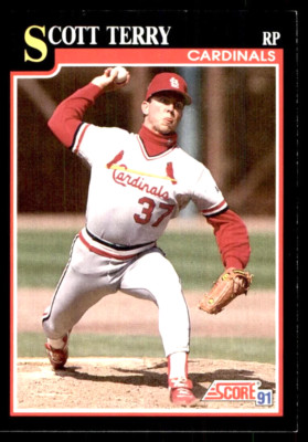 1991 Score #247 Scott Terry Pitcher St. Louis Cardinals FREE shipping ...