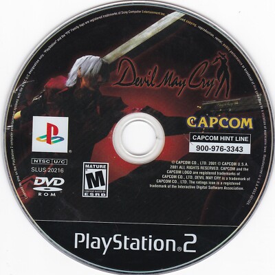 Devil May Cry (Sony PlayStation 2, 2001) **DISC ONLY** | eBay