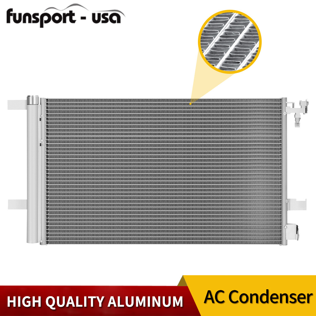 AC Condenser for 11-15 Chevy Cruze 14-20 Impala 13-15 Malibu 11-17 ...