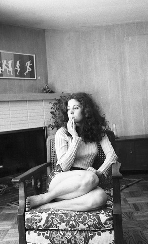 1960s Nieh negative, sexy pin-up girl Barbara Parkins, actress/singer ...