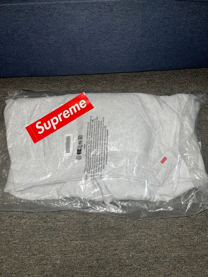 Supreme BOGO Box Logo Hooded Sweatshirt Ash Grey SIZE SMALL FW23 In ...