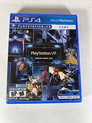 PS4 PlayStation VR Demo Disc 2.0 PSVR 2 Sony Virtual Reality | eBay