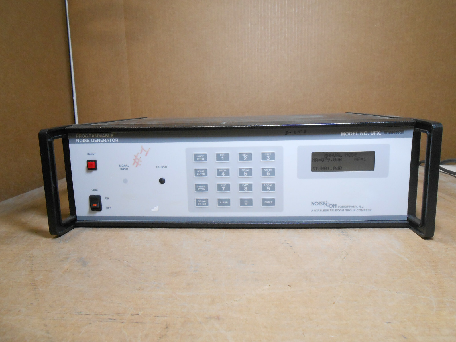 NOISE/COM MODEL NO. UFX. NRP7500 PROGRAMMABLE NOISE GENERATOR | eBay