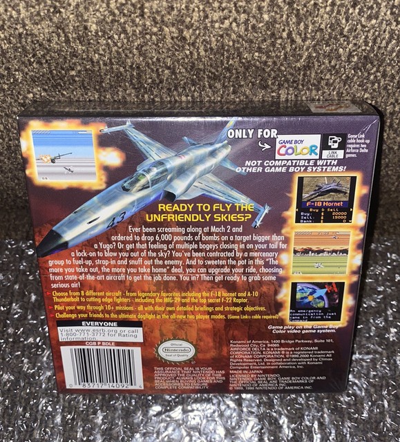 AirForce Delta (Nintendo Game Boy Color) for sale online | eBay