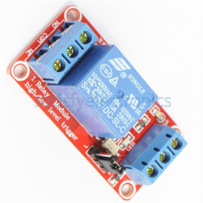1PCS New 12V 1 Channel Relay Module With OPTO Isolation High Low Level ...