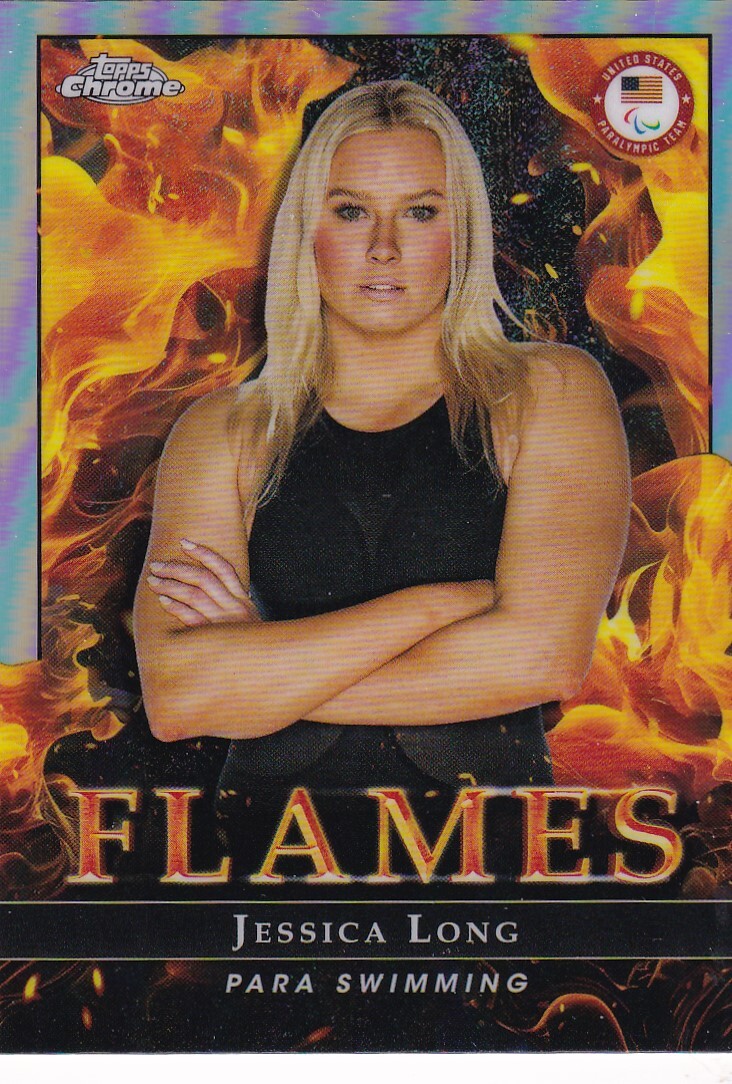 2024 Topps Chrome U.S. Olympic & Paralympic Team and Hopefuls - Flames ...