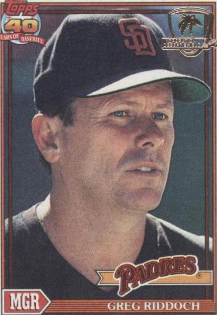 1991 Topps - Team Leaders Greg Riddoch #109 Operation Desert Shield for ...