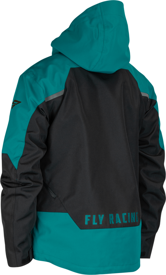 Fly Racing Carbon Snowmobile Jacket - Black/Grey/Blue - Medium | eBay
