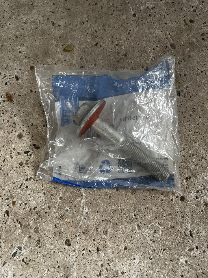 Engine Harmonic Balancer Bolt-VIN: C, Eng Code: L83 GM Parts 11547372 ...