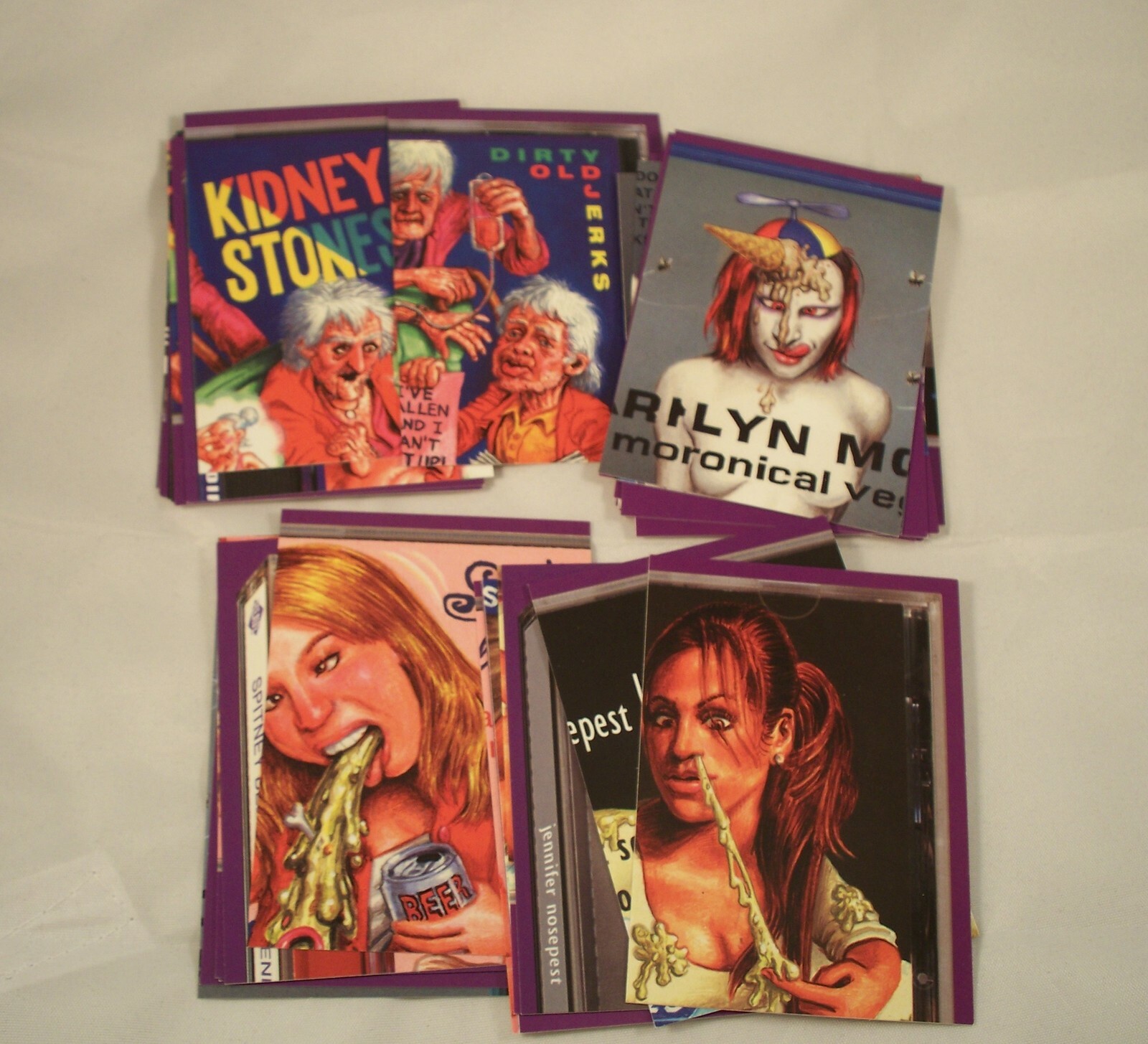 SILLY CDS Complete Trading Card Set Full PUZZLE Set Brittany Spears ...