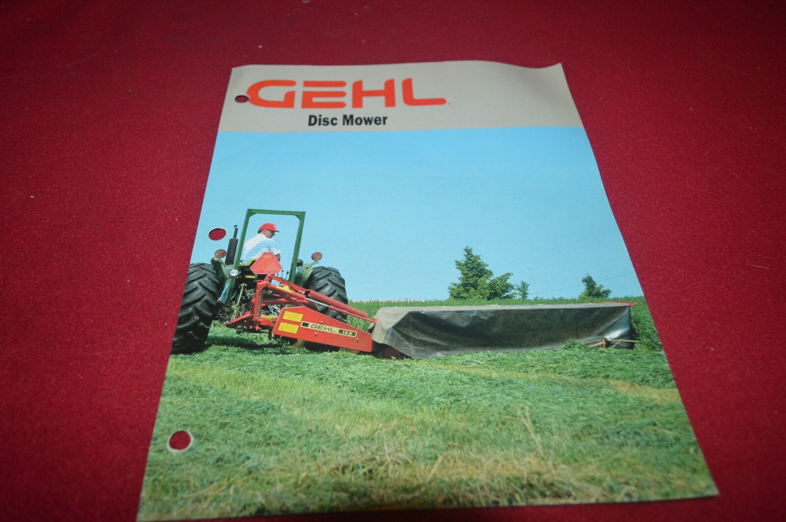 Gehl 162 165 Disc Mower Dealer Brochure WSVA | eBay