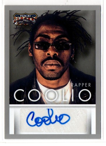 2015 Panini Americana Coolio Auto Autograph #S-C Card Rapper Singer | eBay