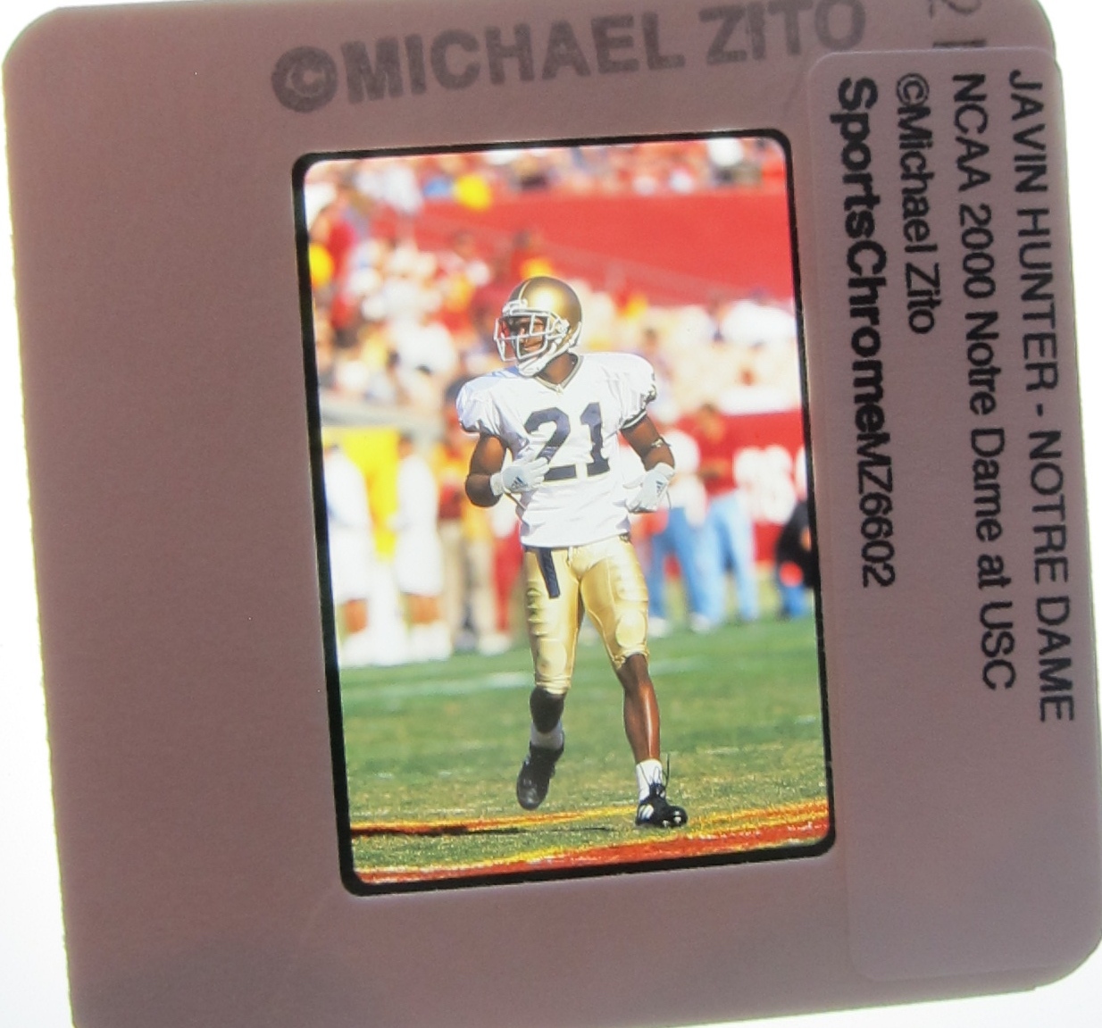 JAVIN HUNTER NOTRE DAME San Francisco 49ers Baltimore Ravens ORIGINAL ...