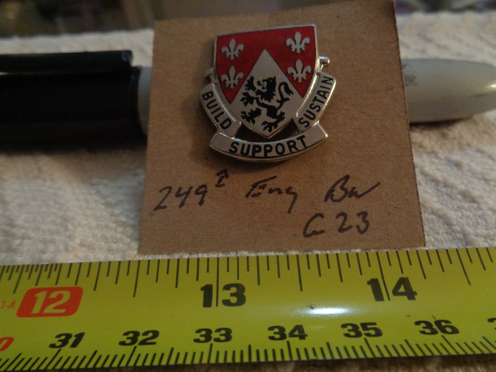 249th Engineer Battalion G23 Unit Crest, DI, DUI (DRAW#F1) | eBay
