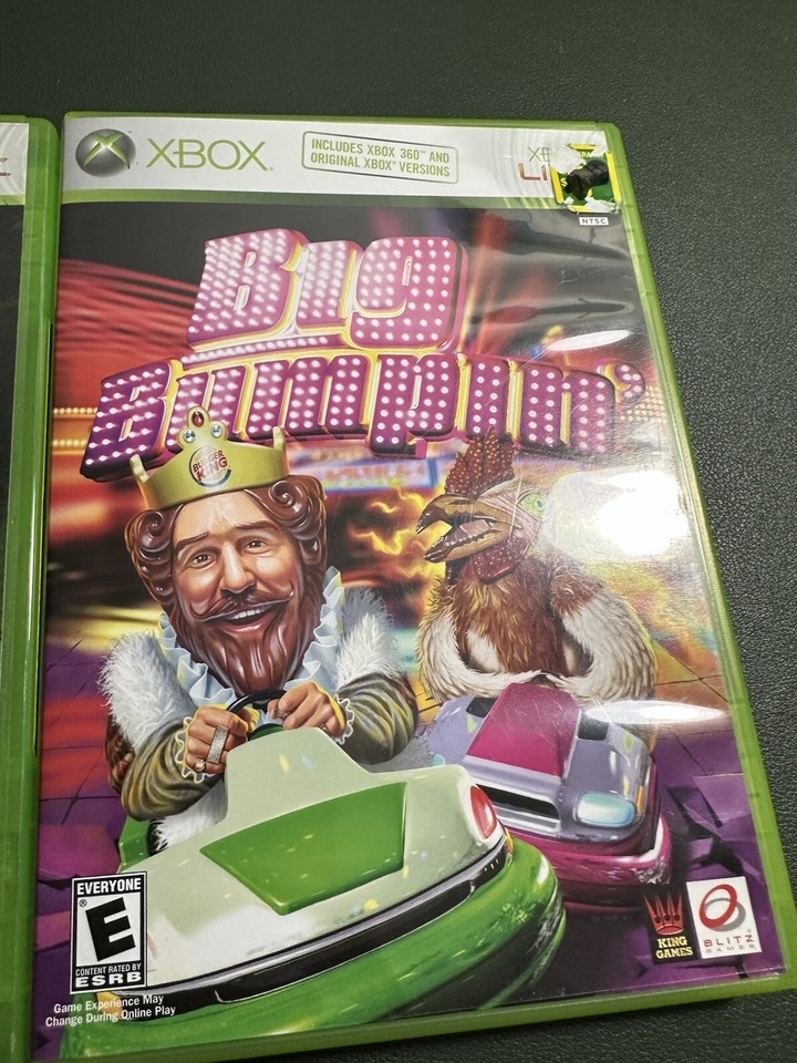 Burger King Xbox 360 Game Lot! Sneak King, Big Bumpin & Pocket Bike ...