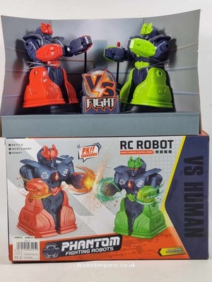 Remote Control Fighting Robots RC Boxing Battle 2 Player Set Kids Gift ...