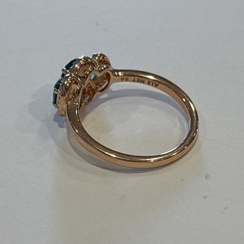 Pandora Rose Three Stone Vintage Ring - 180057C01-54 | eBay