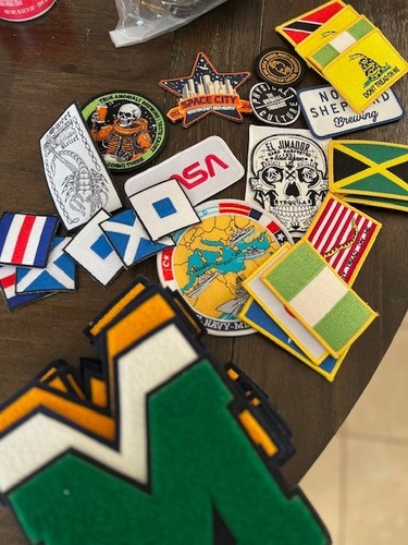 35 lot Random Mix High quality Patches Vintage Patches Embroidered ...