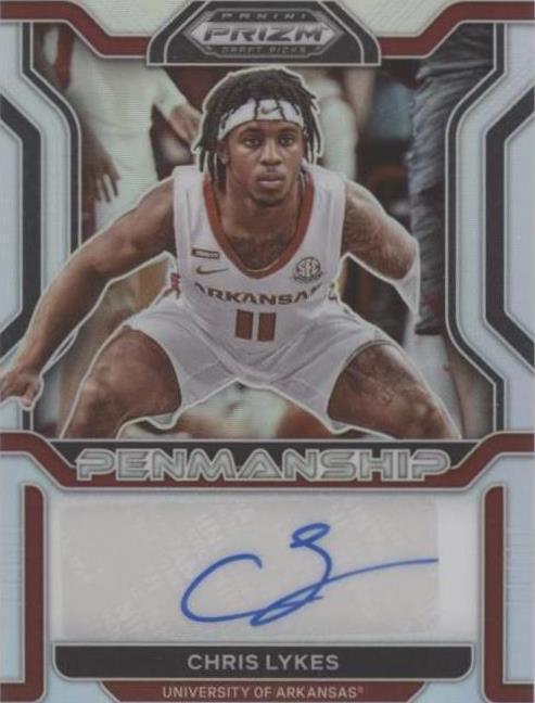 2022-23 Panini Prizm Draft Picks - College Penmanship Chris Lykes #CP ...