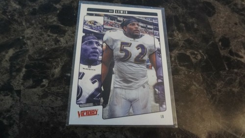 2001 UPPER DECK VICTORY WHITE BORDER #25 RAY LEWIS FOOTBALL CARD | eBay