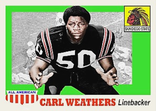 Carl Weathers Nfl Card