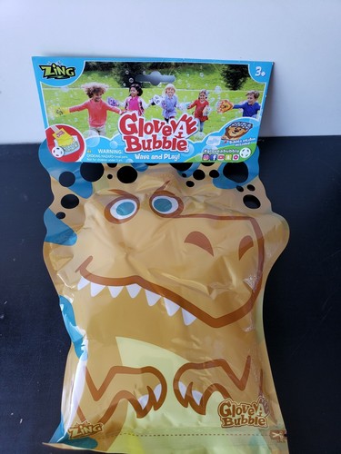 GLOVE A BUBBLE T REX WAVE AND PLAY ZING TOYS - CREATES HUNDREDS OF ...
