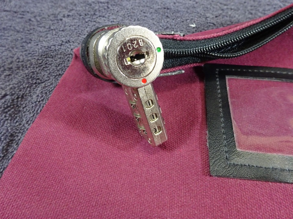 Money Bag - Lock Bank Bags - Zipper Cash Bag - Large 11.5 x 9.5 - Key ...