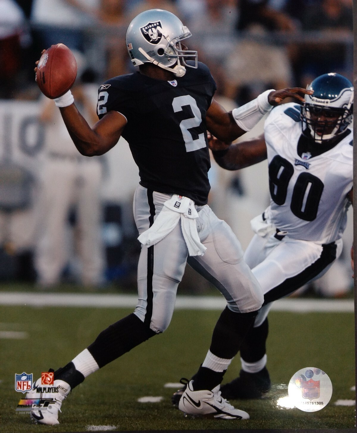 AARON BROOKS Oakland Raiders 8X10 ACTION PHOTO #2 Oakland Raiders | eBay