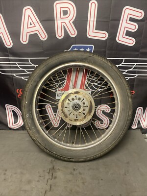 Kaga Hallcraft spool chopper front wheel 18x3 Panhead Shovelhead ...