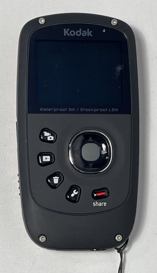 Kodak PlaySport Play Sport Zx5 Orange Camcorder Video Camera Waterproof ...