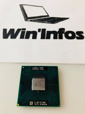 CPU INTEL CORE 2 DUO T5800 SLB6E 2.0 GHZ LF80537 Toshiba Satellite P300 ...