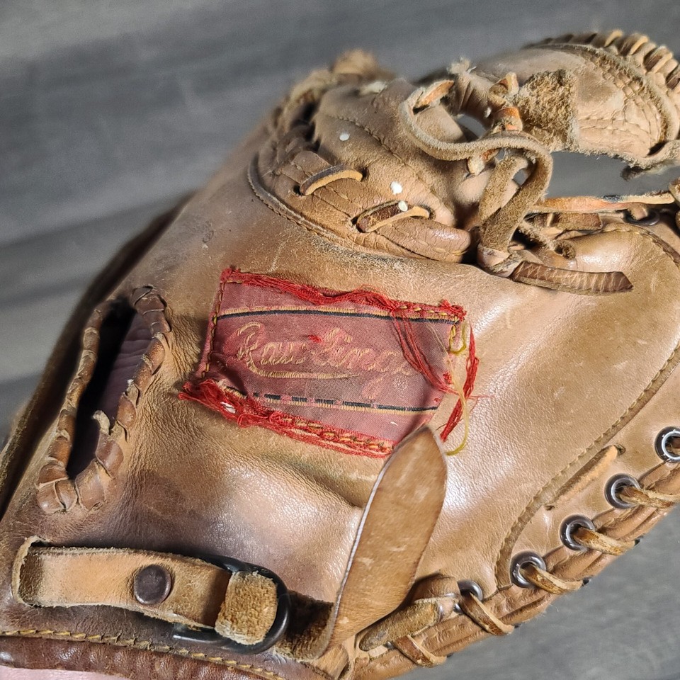 Vintage Johnny Bench Rawlings RL 10 Catcher’s Mitt Glove Fastback RHT ...