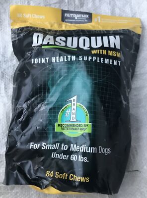 Dasuquin MSM Joint Health For Small Medium Dogs Under 60 lbs-84 Soft ...