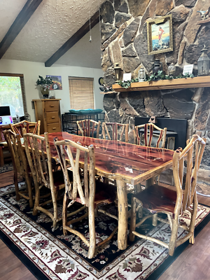 Red Cedar Log Table Rustic Furniture