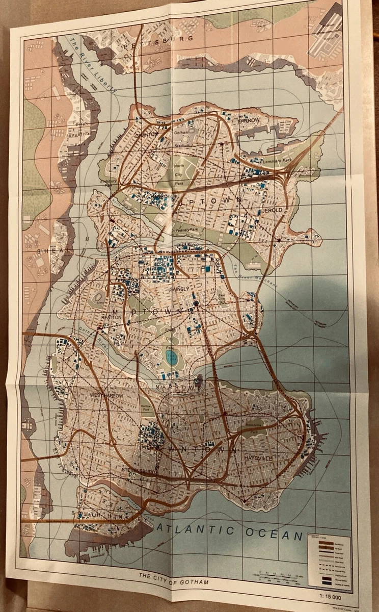 Gotham City Map