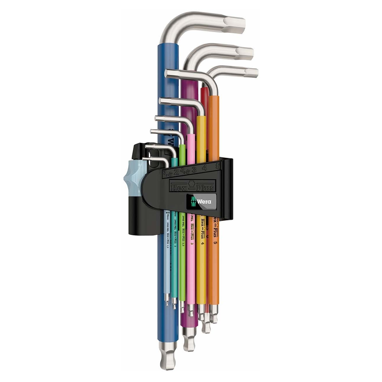 Wera Metric Hex-Plus Allen Wrench Set (9-Piece Set) - Color Coded | eBay
