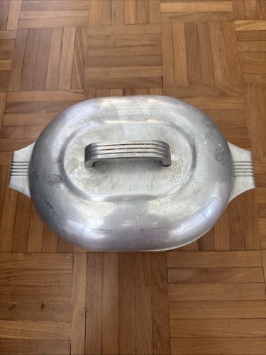 Vintage MAGNALITE GHC 4 1/2 Qt. Aluminum Oval Roaster Dutch Oven With ...