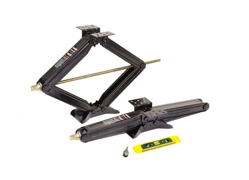 ROCKMAN RV Camper Trailer Stabilizer Leveling Scissor Jacks w/Socket ...