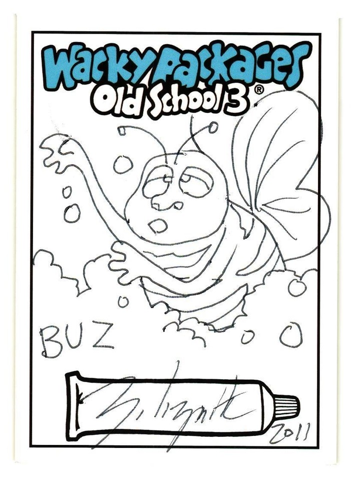 2010-12 Topps Wacky Packages: Old School Series 2 3 4 Pick Your Sketch ...