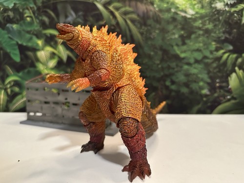 Burning Godzilla 2019 Sh Monsterarts Bandai Loose Fire Godzilla Kotm | eBay