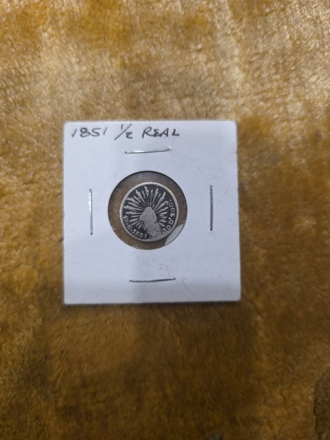 1851 Mexico 1/2 Reale Coin | eBay