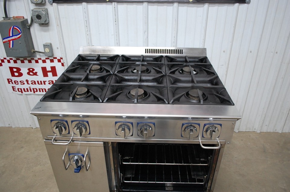 Electrolux 36" Natural Gas Six 6 Burner Range Stove Oven ACFG36 | eBay