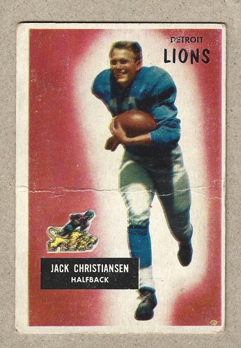 1955 Bowman Football Lot/2 - Jack Christianson #28 & "Bucko" Kilroy #29 ...