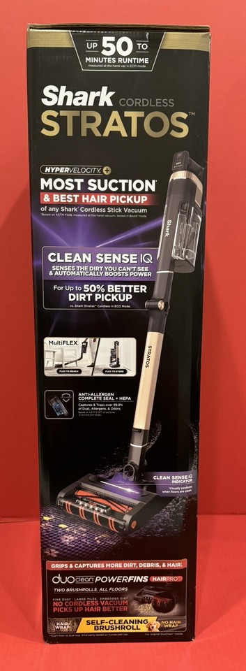 Shark Stratos Cordless Vacuum - Rose Gold (IZ840H) New In Box ...