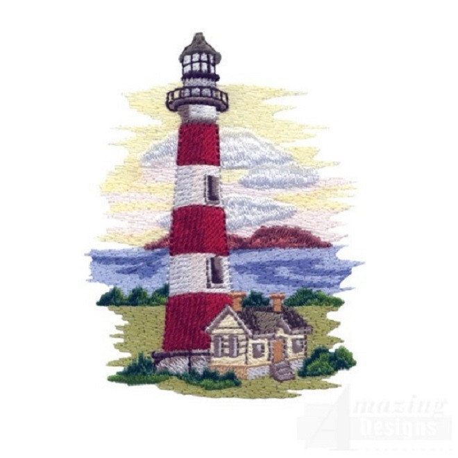 45 Scenic Lightouses Machine Embroidery Designs on USB | eBay