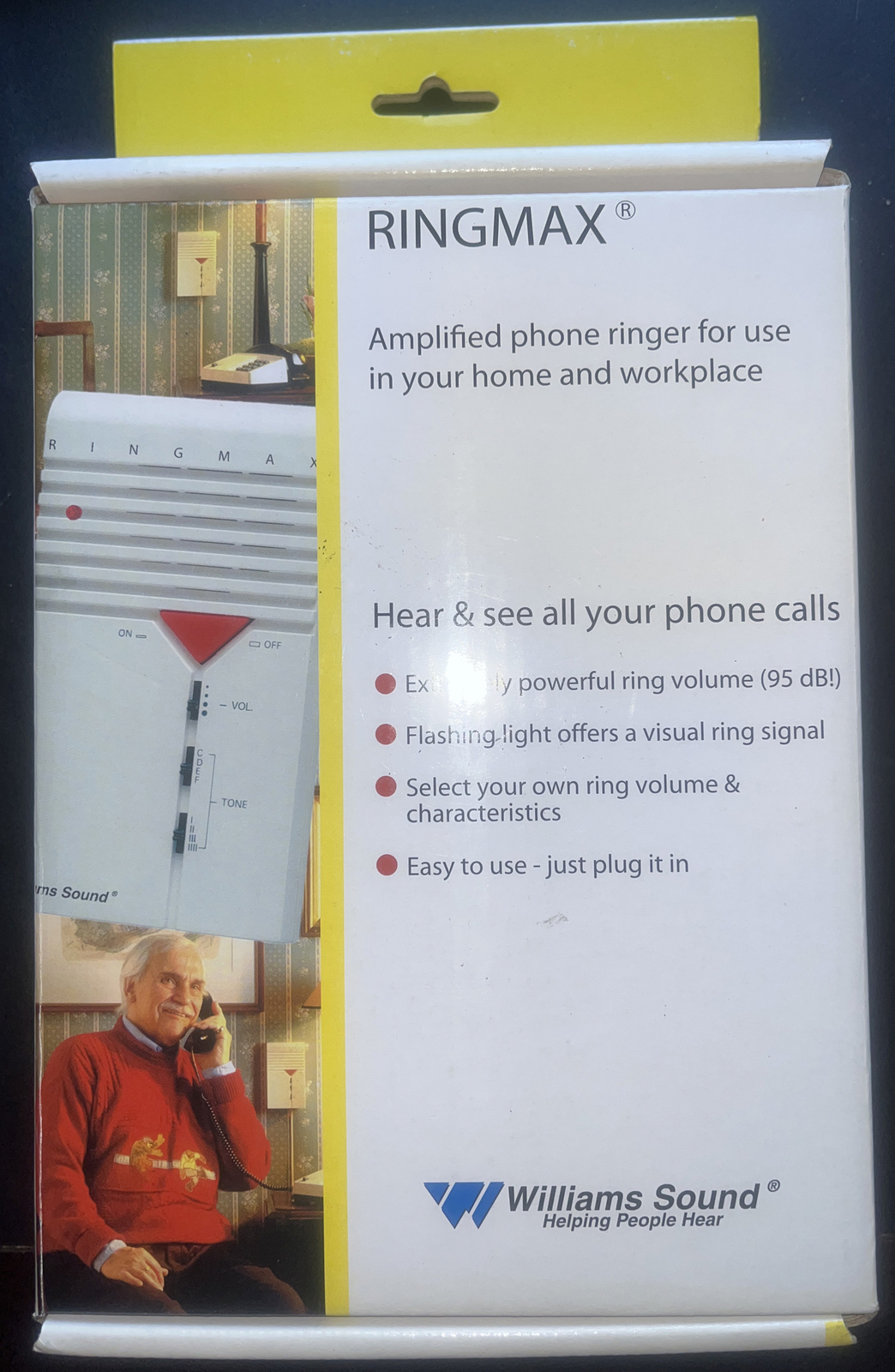 RINGMAX Amplified Telephone Ringer Model BE1010-US