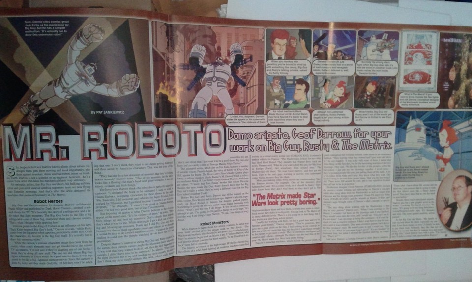 Big Guy & Rusty the Boy Robot Poster Article Geof Darrow Art 1999 | eBay