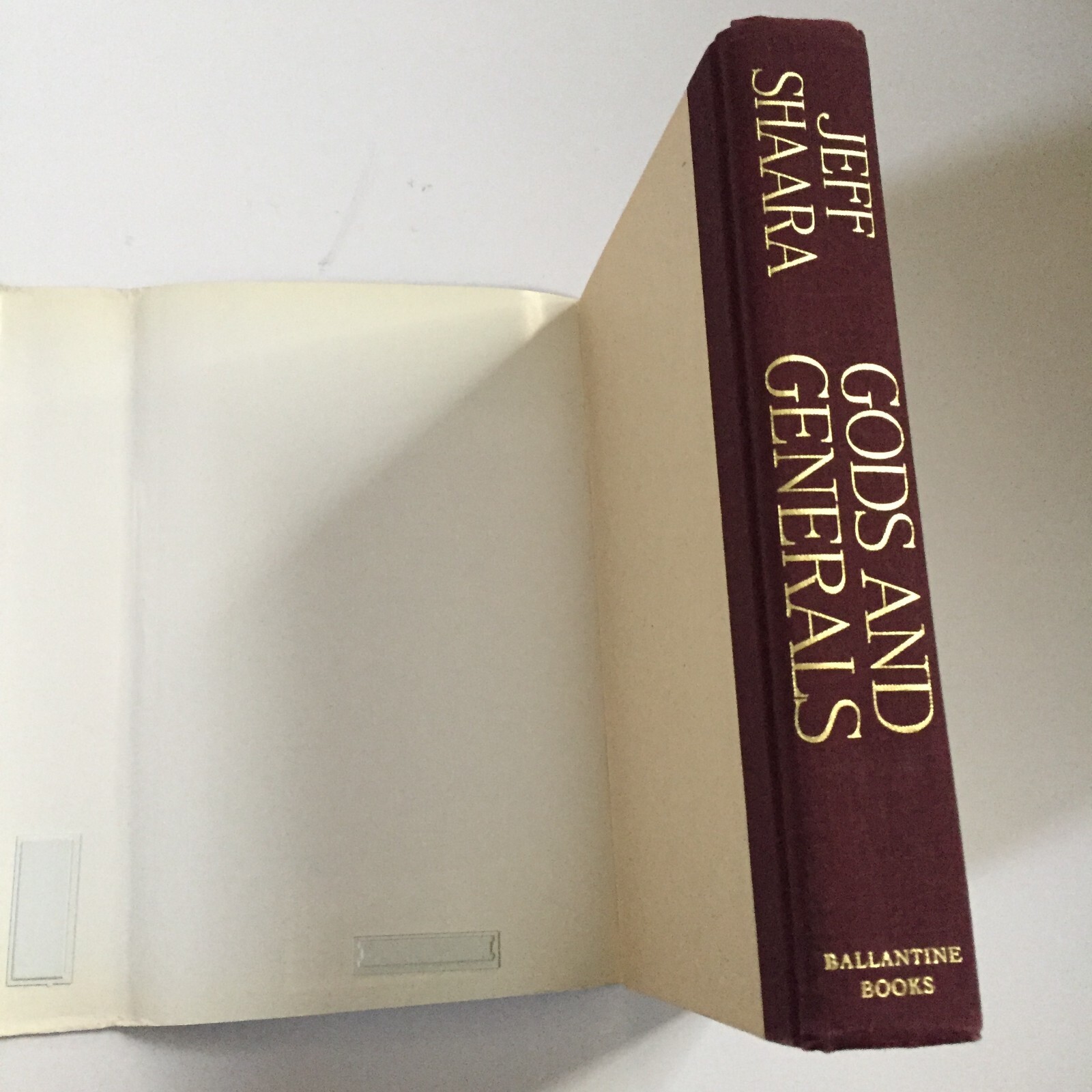 Civil War Gods and Generals By Jeff Shaara Author SIGNED Inscribed HB ...